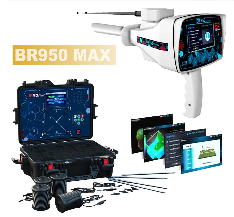 BR 950 Max Underground Water Detector | BR SYSTEMS – Metal Detectors Pro