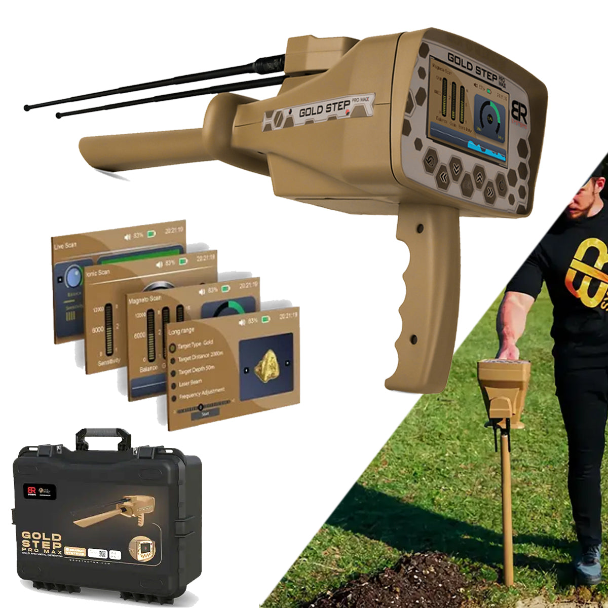 Metal Detectors For Gold | Professional Gold Detector | Metal Detectors Pro