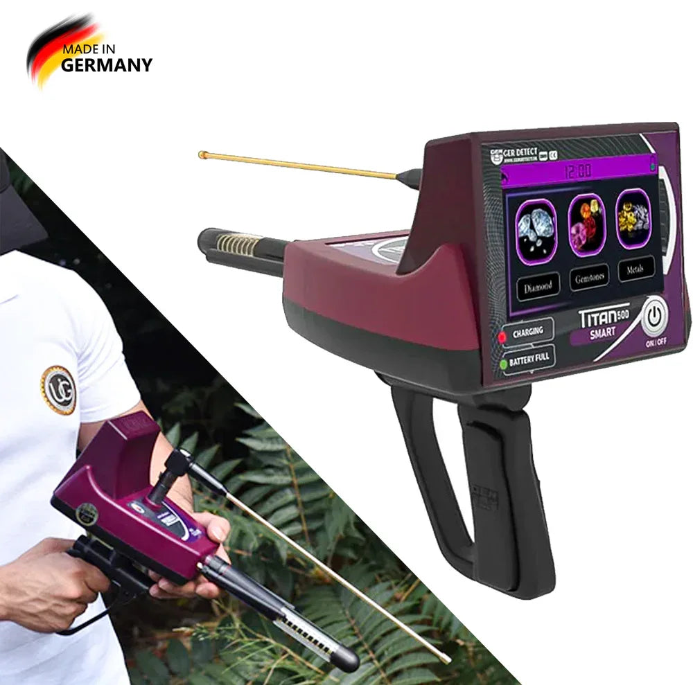 GER Detect Titan 500 Smart Professional Long Range Metal Detector For ...