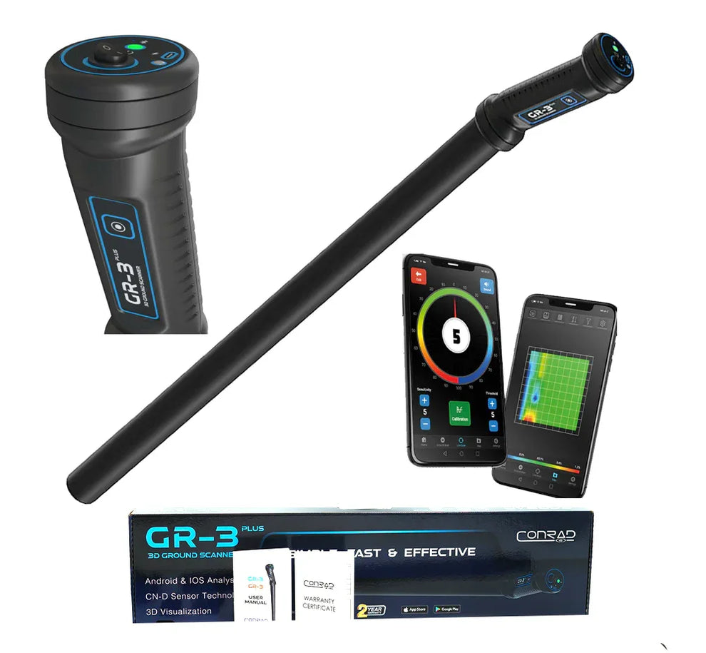 Groundtech Conrad GR-3 Plus 3D Ground Scanner | Deep Seeking Metal ...