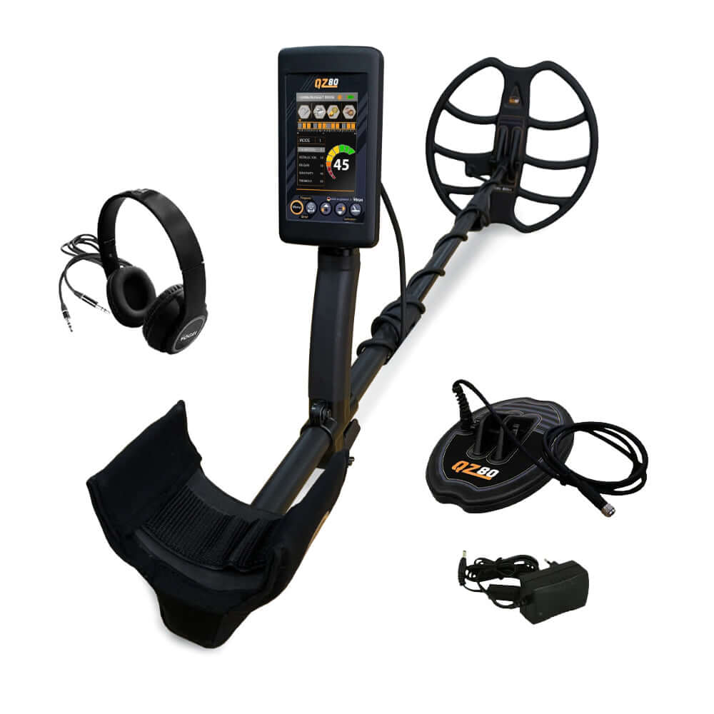 MWF QZ 80 Gold Detector VLF | Long Range Metal Detectors for Gold | Metal Detectors Pro
