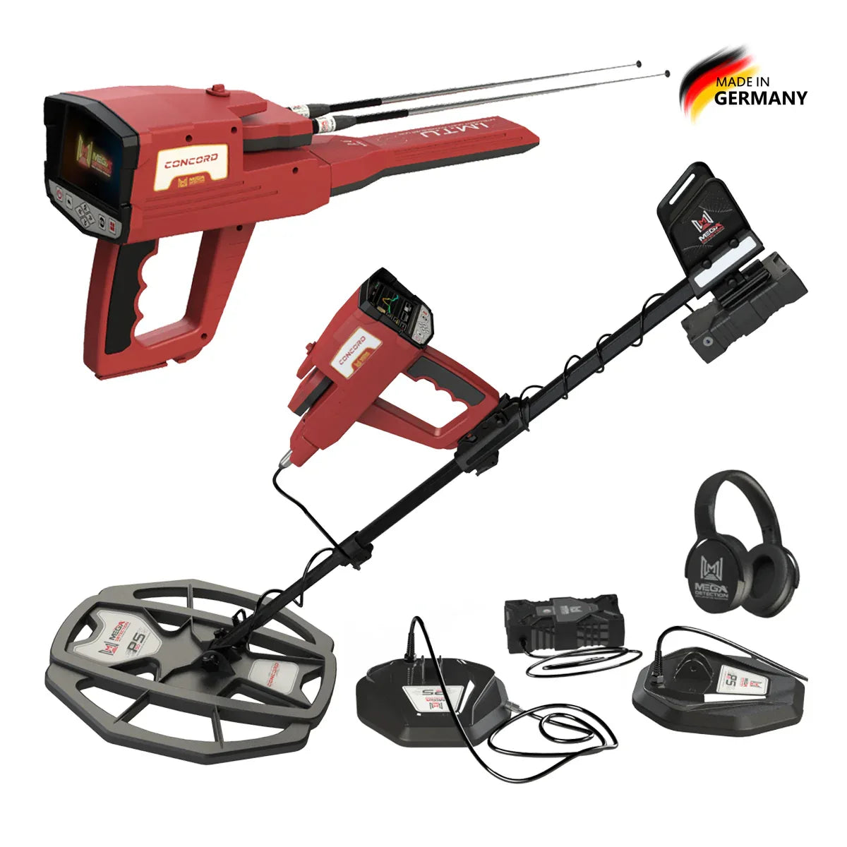 Mega Detection Concord Professional Metal Detector | Long Range & Pulse ...