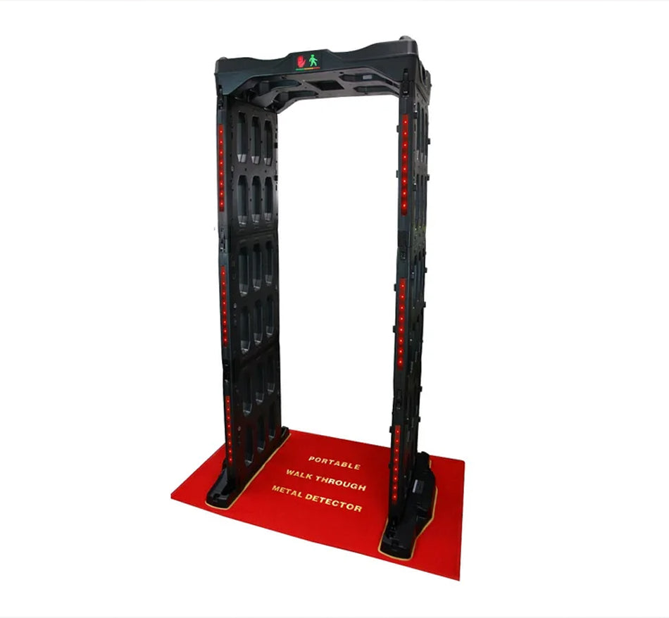 Metal Defender Collapse Portable Security Walk Through Metal Detector ...